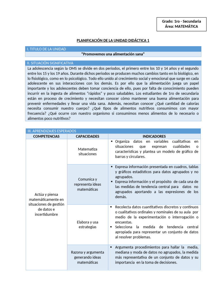 Mat1 U1 | PDF | Ecuaciones | Caloría
