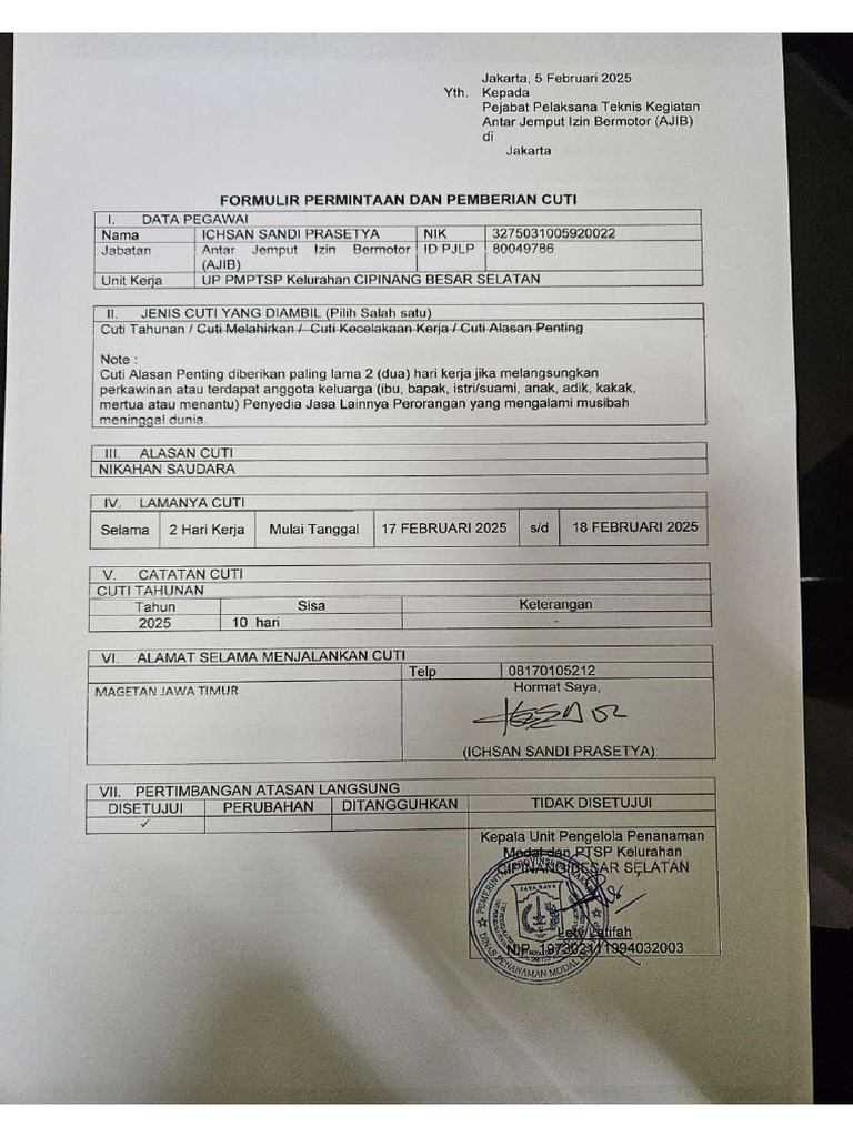 Ichsan Sandi Feb 2025 | PDF