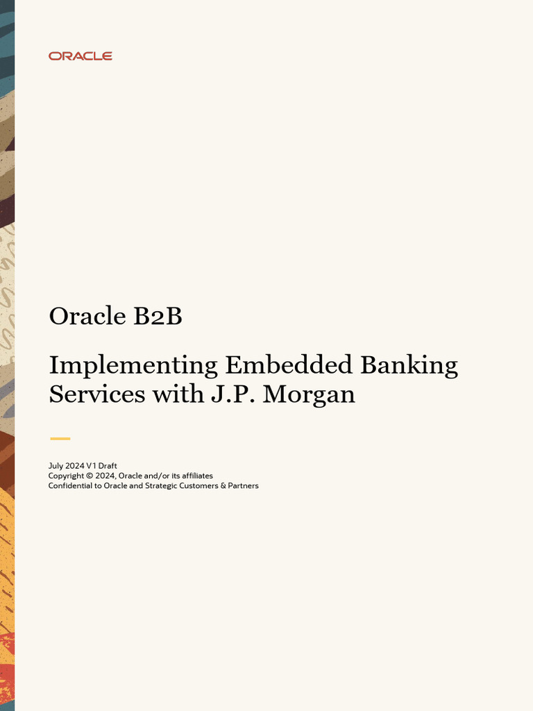 Embedded Banking with J.P. Morgan Guide | PDF | Banks | Enterprise ...