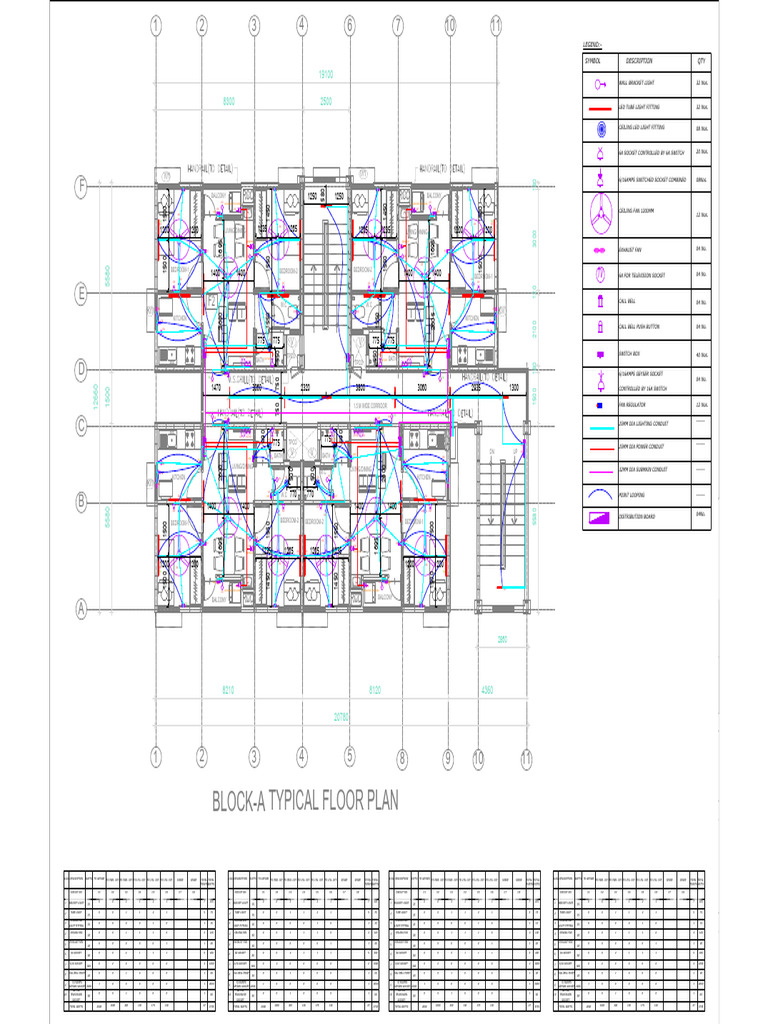 Detailed Floor Plan and Electrical Layout | PDF