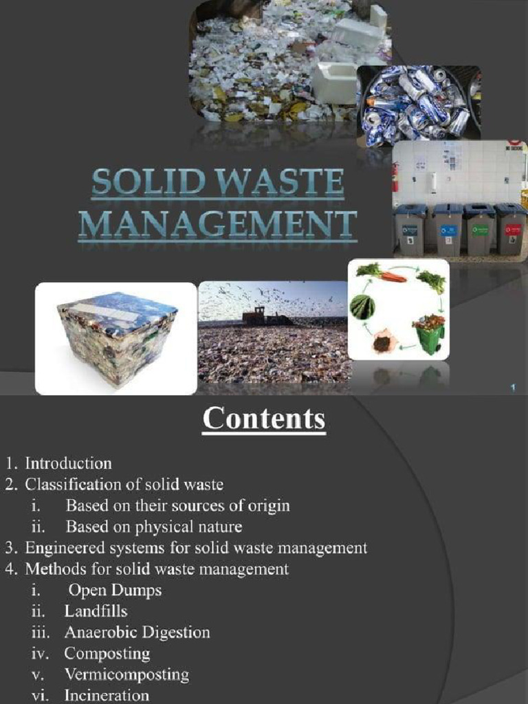 Solid Waste 1 | PDF