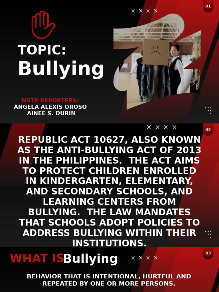 Stop Bullying Presentation | PDF