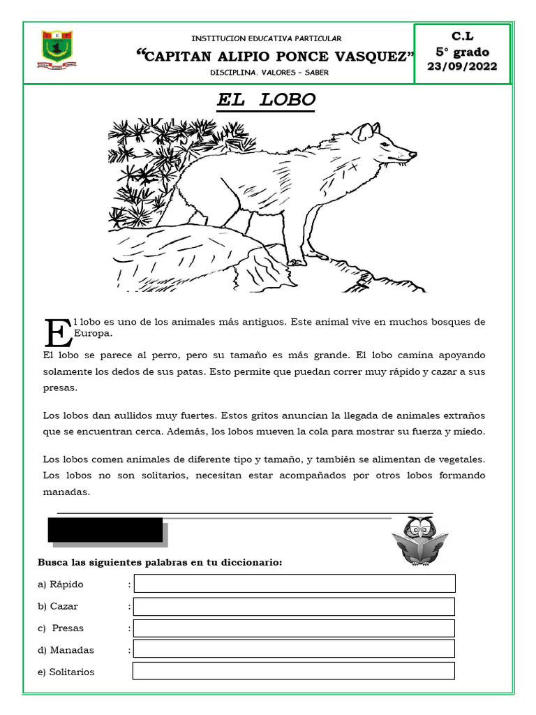 El Lobo 23-09 | PDF | Perros | Zoología