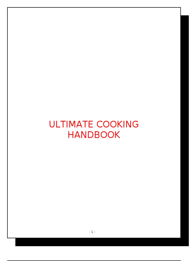 Ultimate Cooking Handbook | PDF | Curry | Ginger