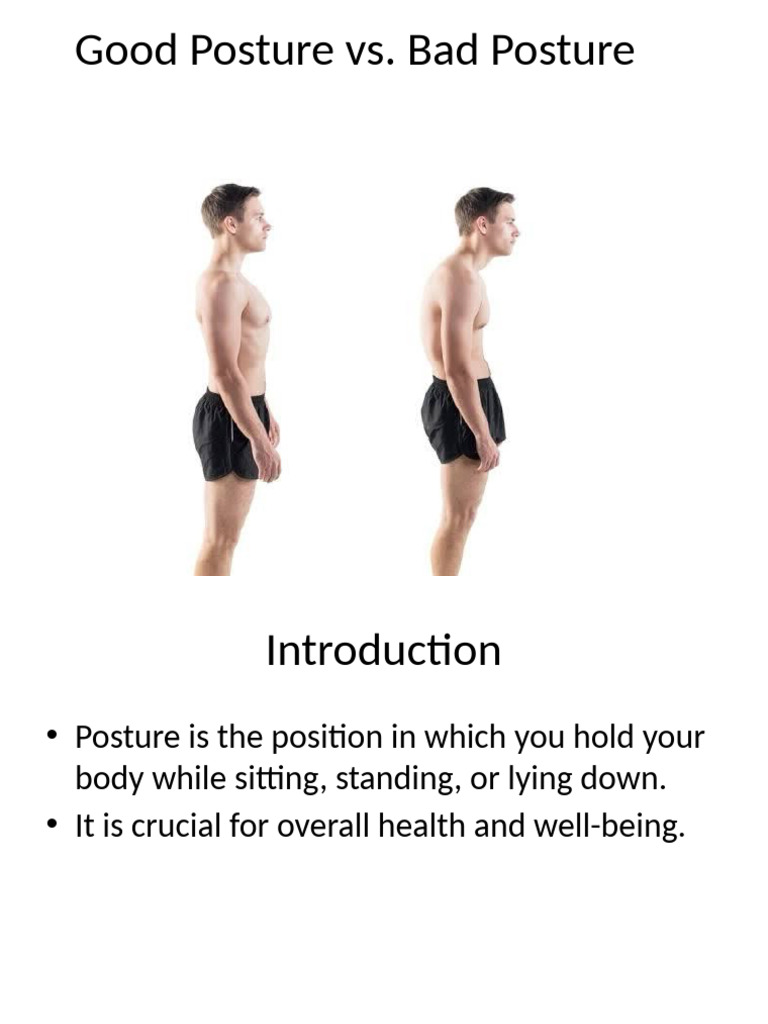Good vs. Bad Posture Explained | PDF