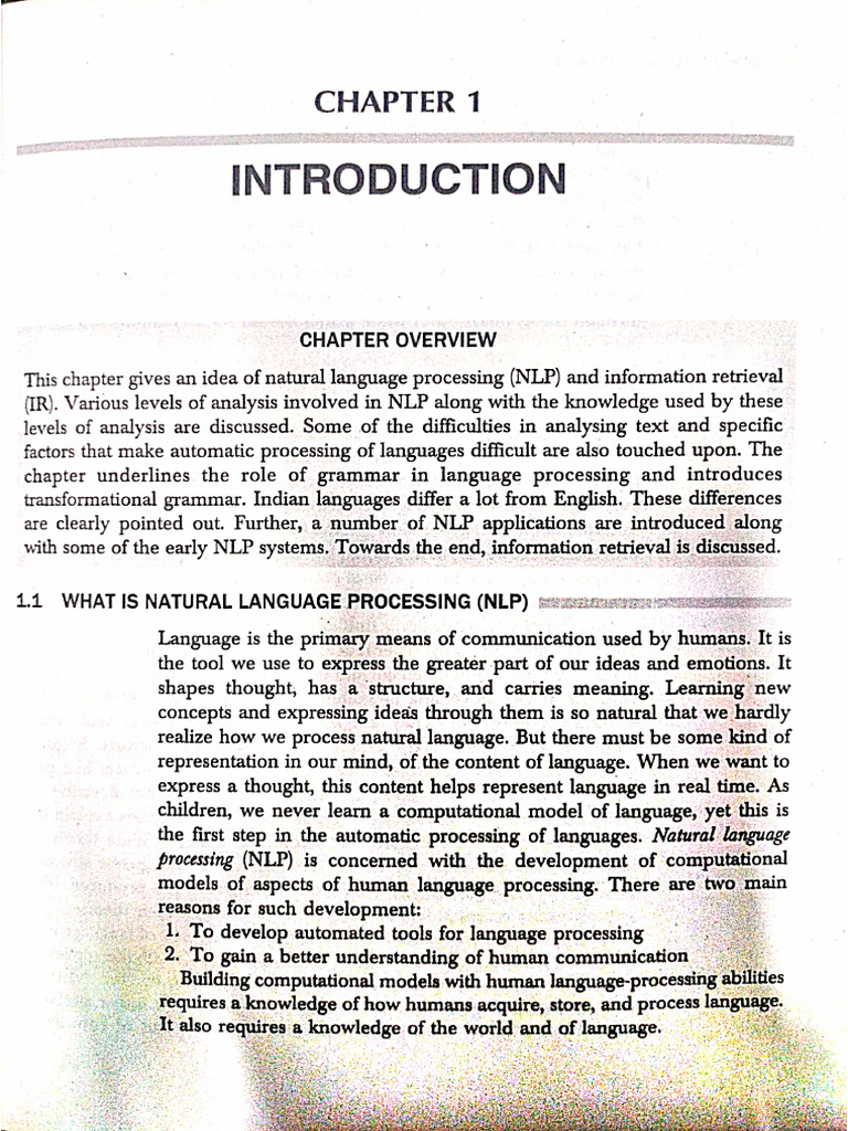 NLP Module 1 TB | PDF