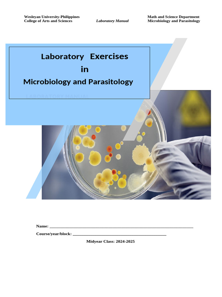 Micropara Lab Manual Summer 24 25 | PDF | Growth Medium | Microscope