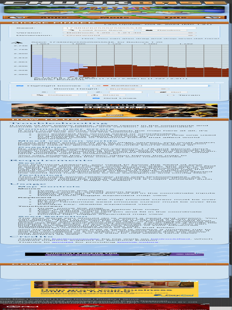 Biome Finder - Minecraft App | PDF | Minecraft | Software