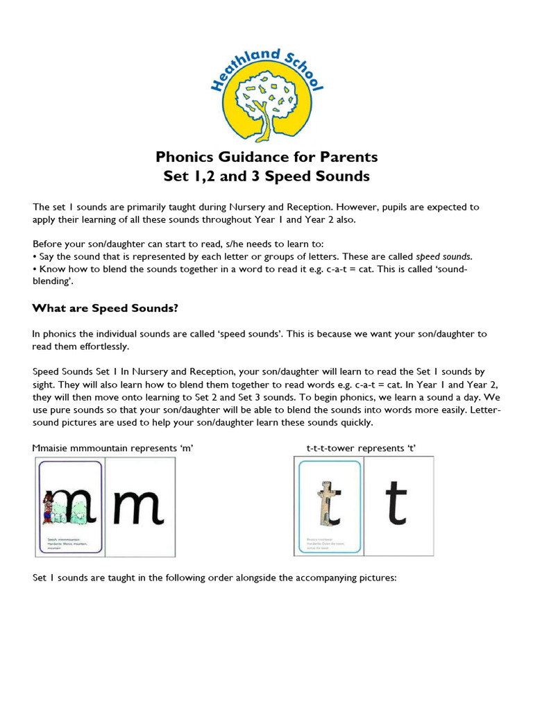 Phonics RWI Parent Guidance | PDF | Phonics | Linguistics