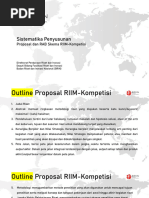 Tamplat Proposal BRIN-RIIM 2024 | PDF