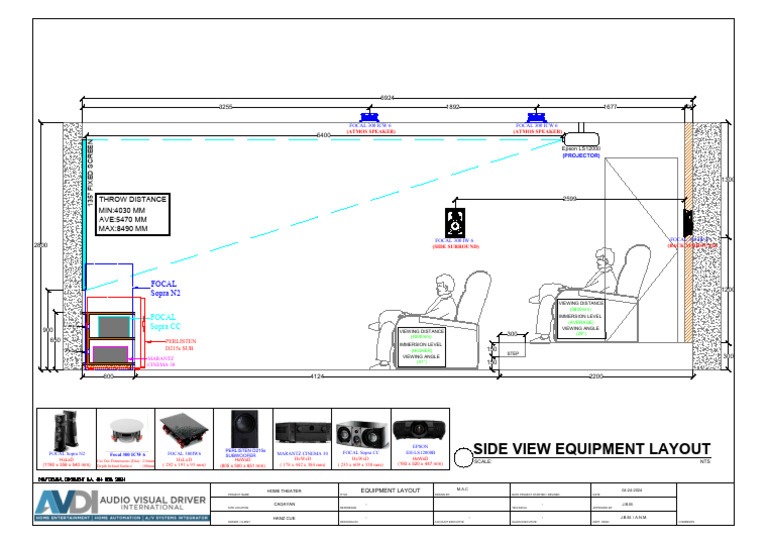 Side View Equipment Layout | PDF | Video | Display Technology