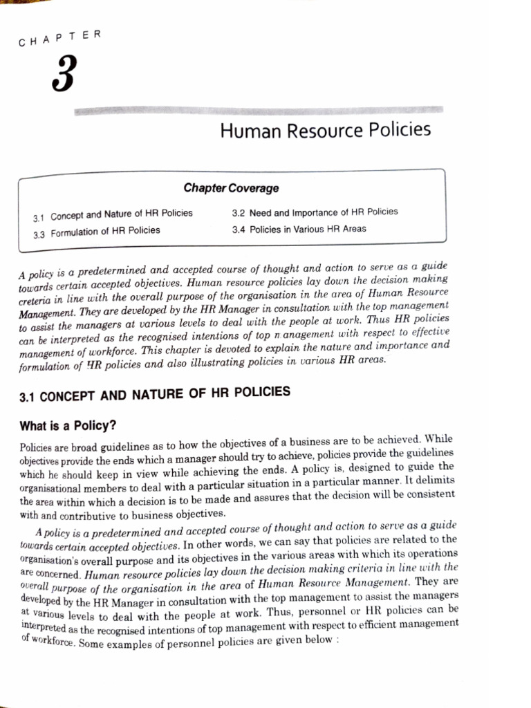 HR Policies | PDF