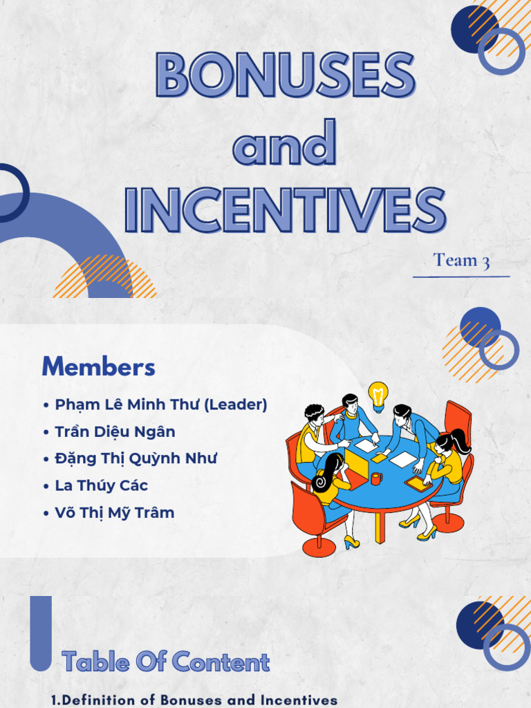 Bonuses and Incentives | PDF | Incentive | Motivation