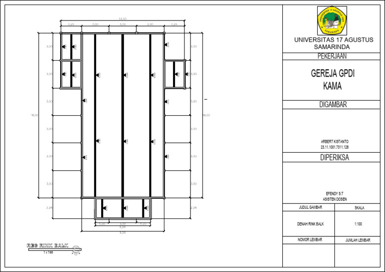 Denah Rink Balk | PDF