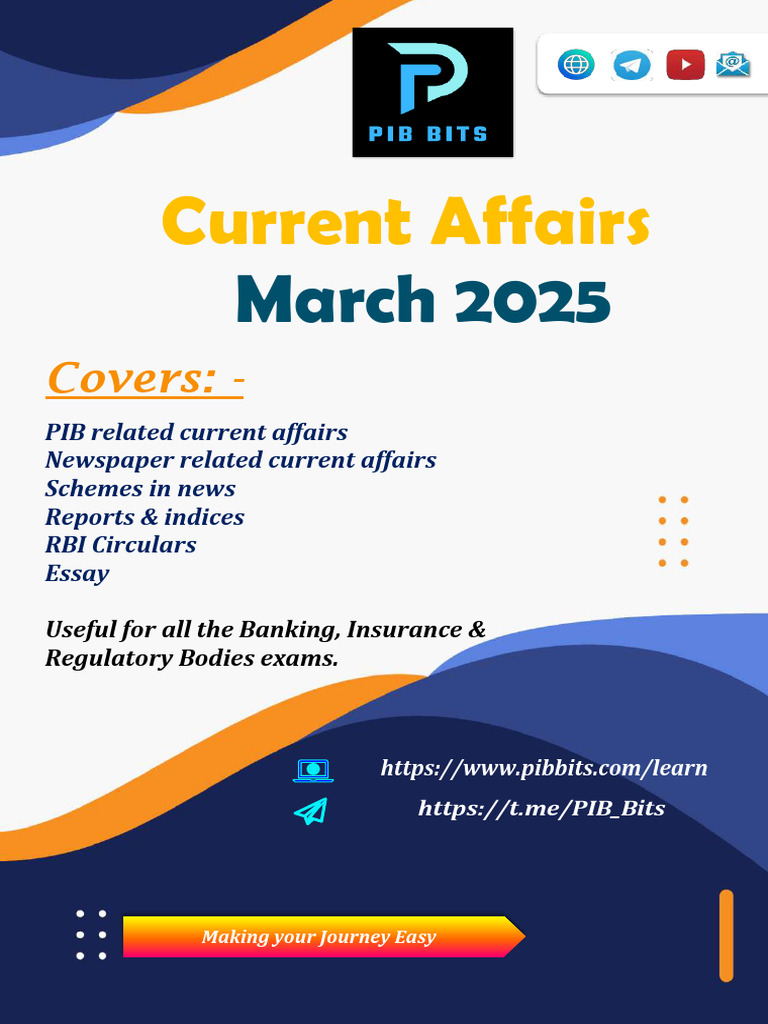 Demo PIB Bits March CA 2025 | PDF | Pension