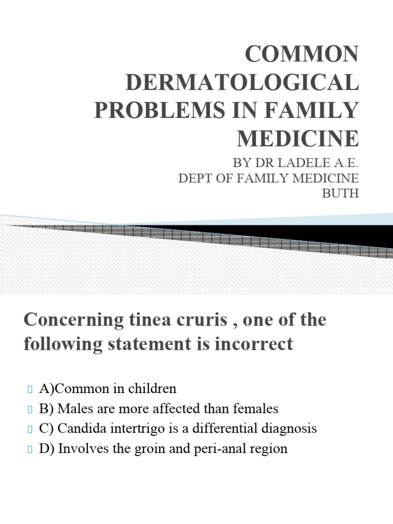 Common Skin Conditions in Family Medicine | PDF | Skin | Clinical Medicine