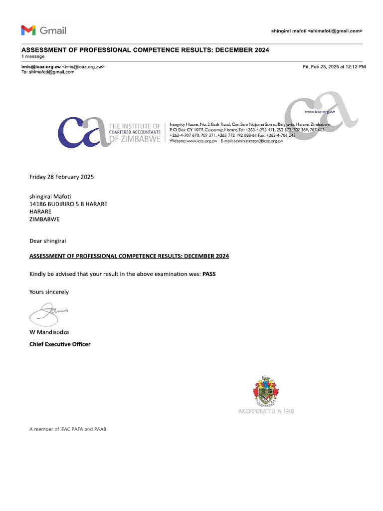 APC Pass Letter | PDF