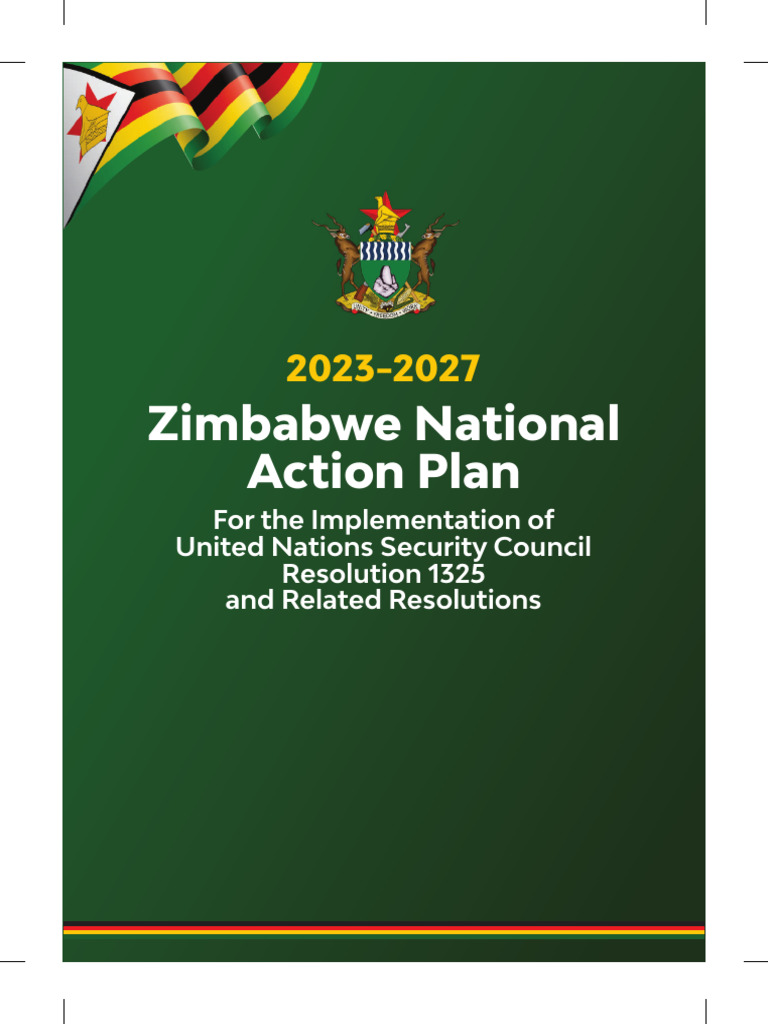 Zimbabwe Unscr1325 Nap Final 170124 002 Compressed | PDF | Peacebuilding | Peacekeeping