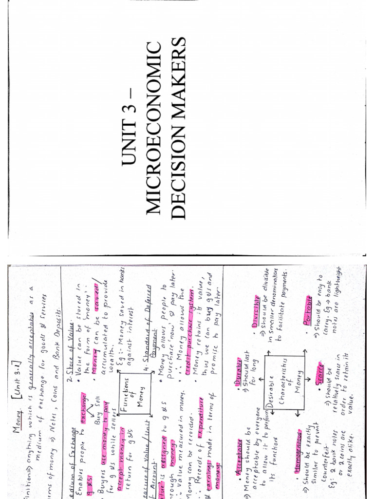O Level Unit 3 Summary. | PDF