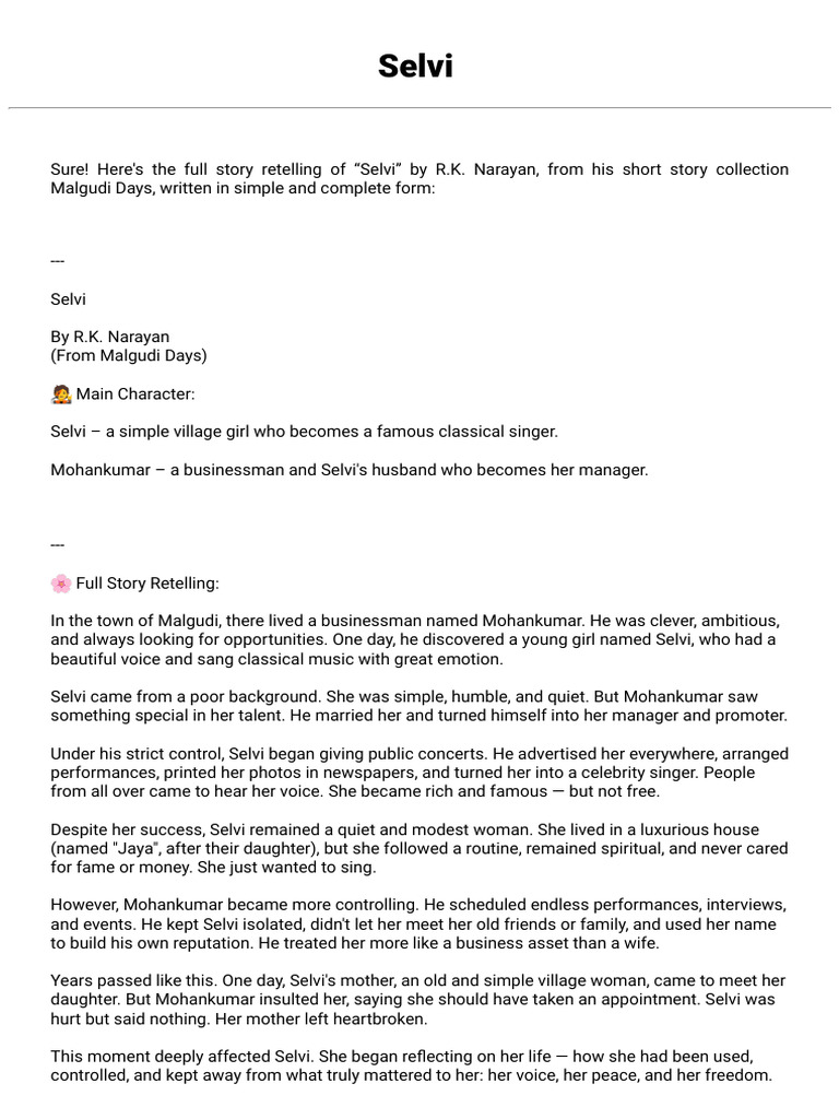 Selvi | PDF