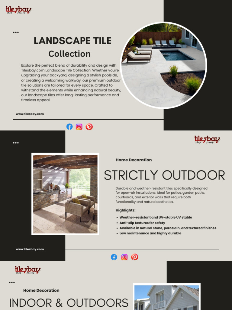 Indoor & Outdoor Tile Collection | PDF | Tile | Interior Design