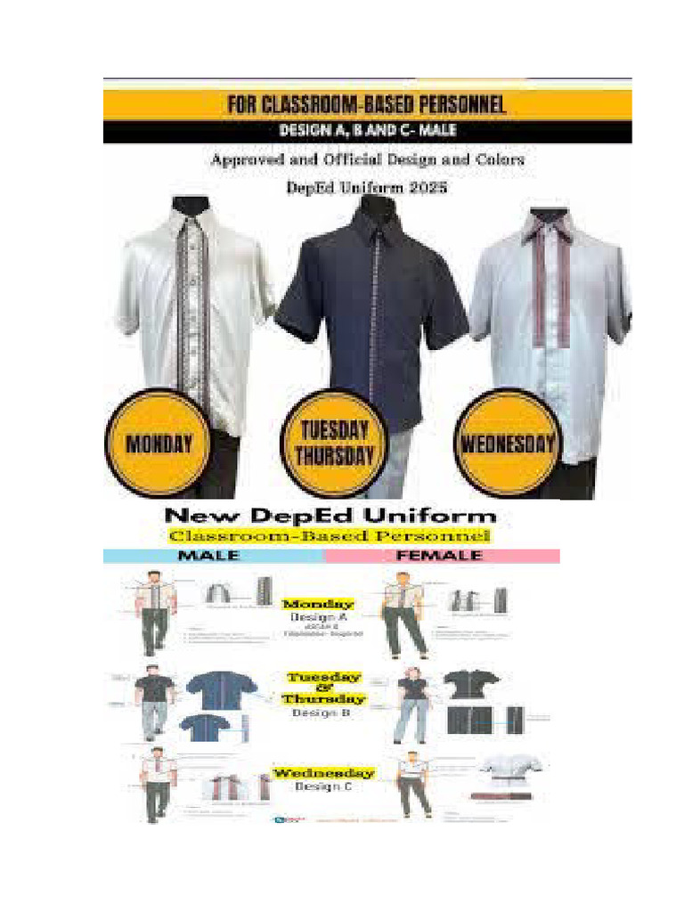 Uniform Deped Lay Out | PDF