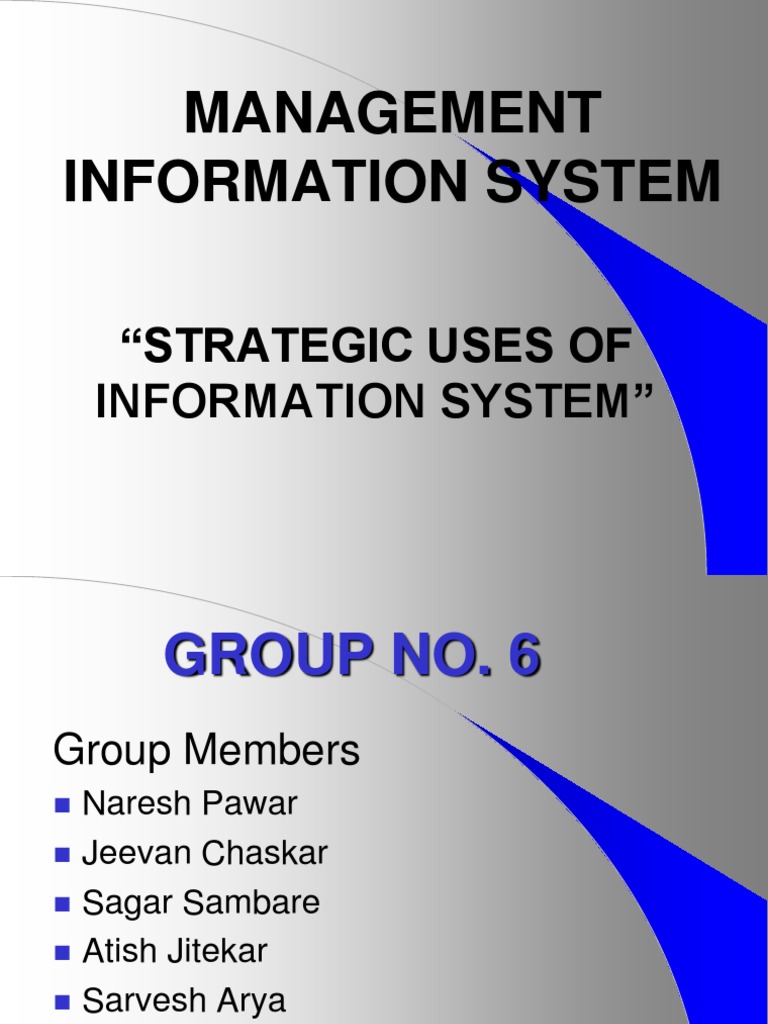 Strategic Information Systems Guide | PDF