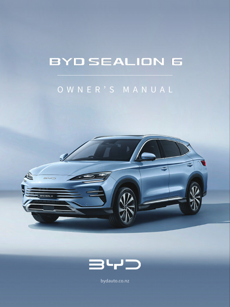 BYD-SEALION-6-Owner's-Manual_NZ_2024_web | PDF | Airbag | Seat Belt