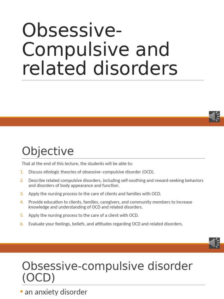 Obssesive Compulsive Disorder | PDF | Obsessive–Compulsive Disorder ...
