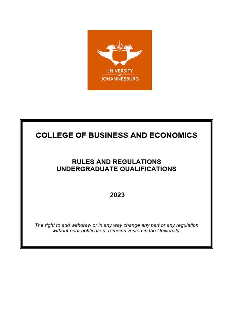 2023 Cbe Ug Yearbook | PDF | Business Economics | Business