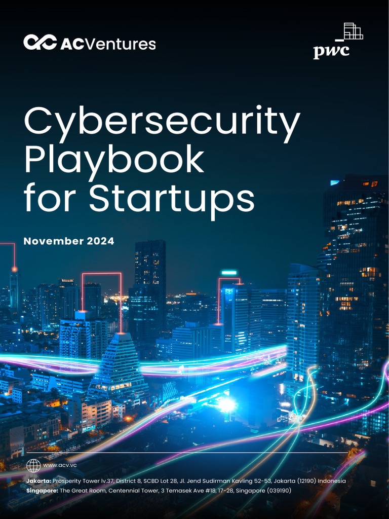 Cybersecurity Playbook For Startups | PDF | Security | Computer Security