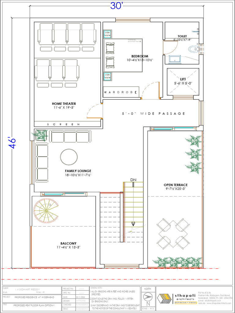 Proposed Pent Floor Plan | PDF