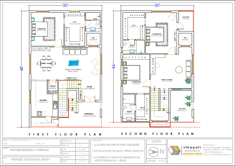 Proposed First & Second Floor Plan - 05 - 11 - 24 | PDF