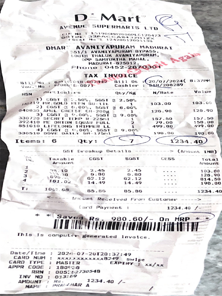 Trimmer Invoice | PDF