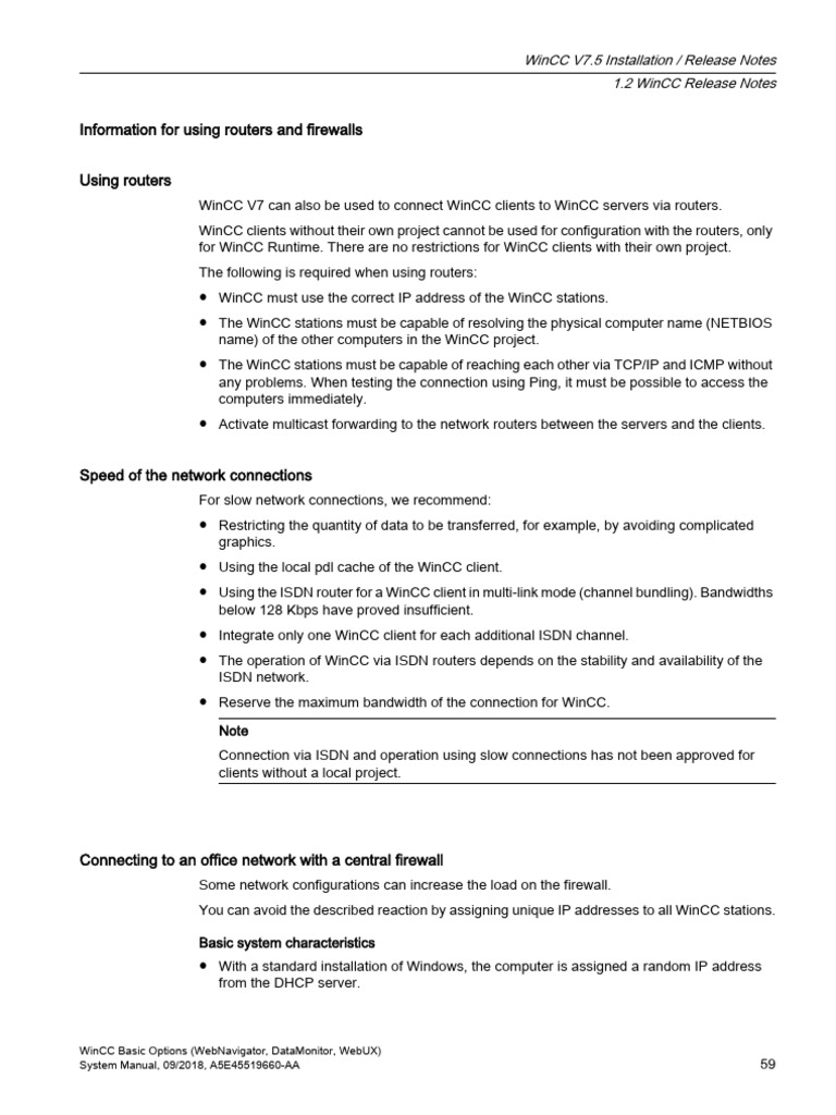 WinCC7.5 BasicOptions - PDF Page 59 | PDF | Computer Network | Ip Address