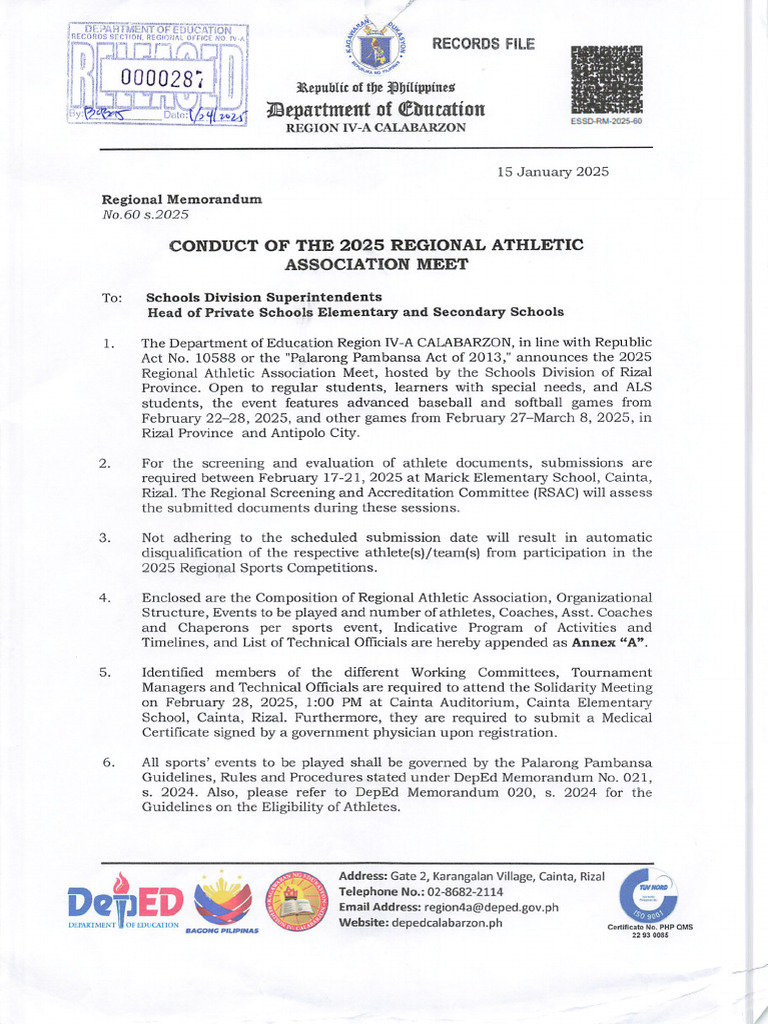 Updated RM 2025 60 | PDF