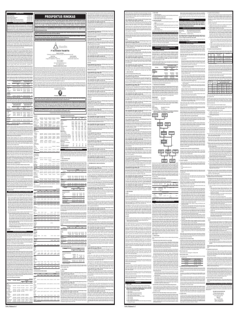 Propektus Ringkas KETR | PDF