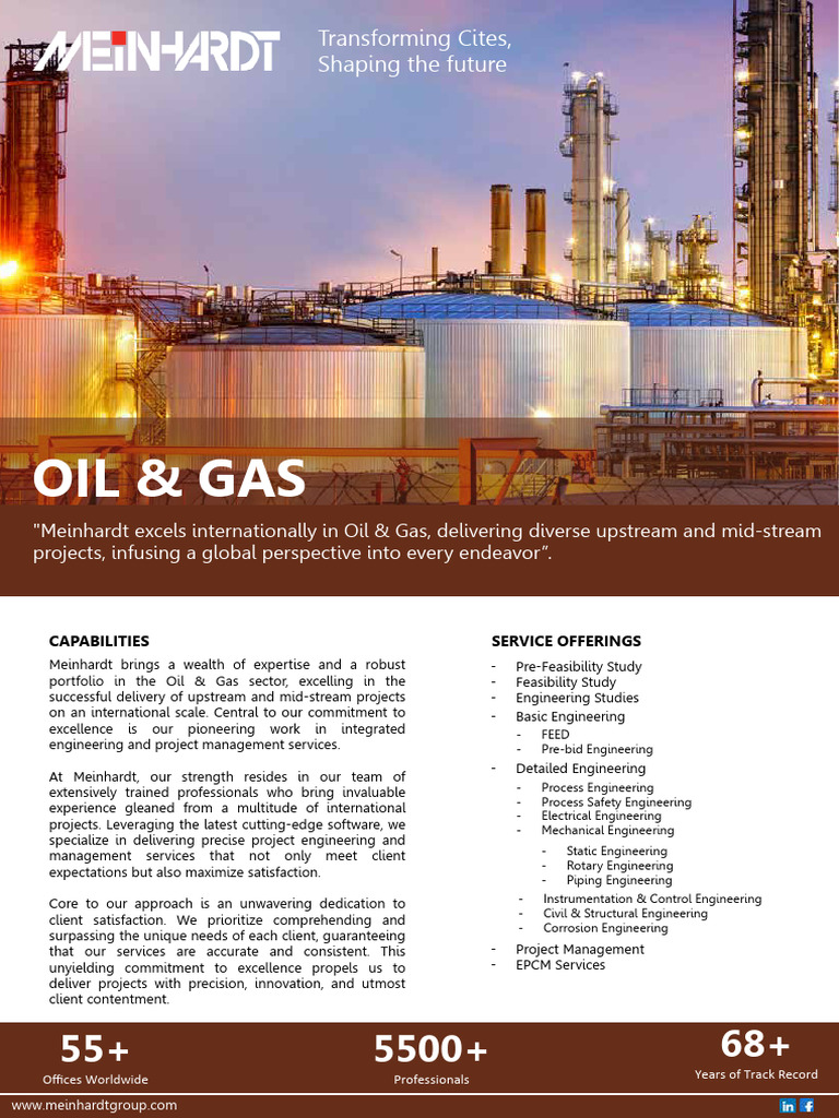 Rev - 0 - Oil and Gas Flyer (ES) | PDF | Engineering