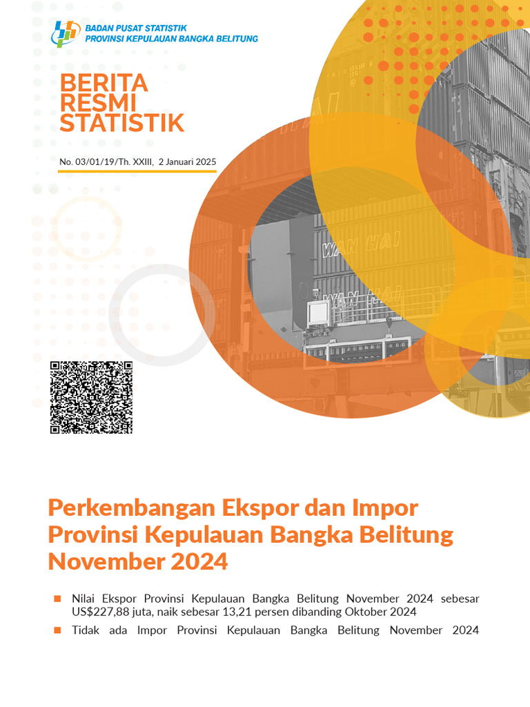 11 Naskah BRS Eksim Babel Data Nov Rilis 2 Jan 2025 | PDF