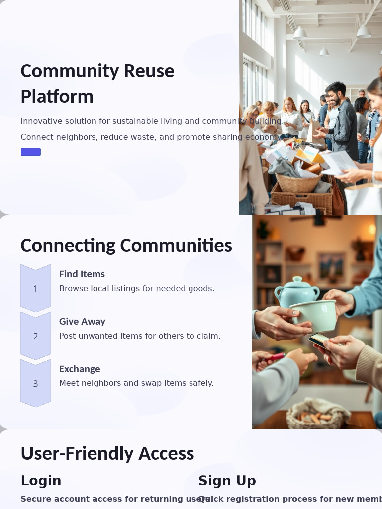 Community Reuse for Waste Reduction | PDF | Reuse | Waste