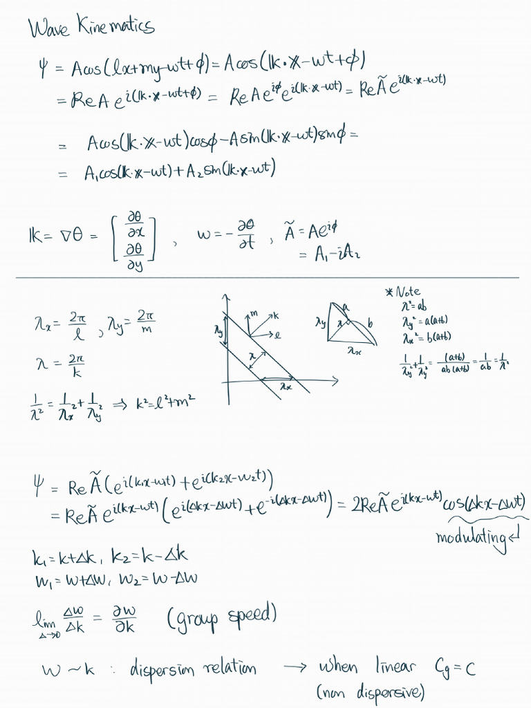 Wave Kinematics | PDF | Mechanics | Classical Mechanics