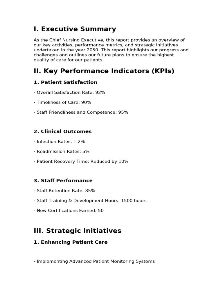 Summary Report | PDF | Employee Retention | Nursing