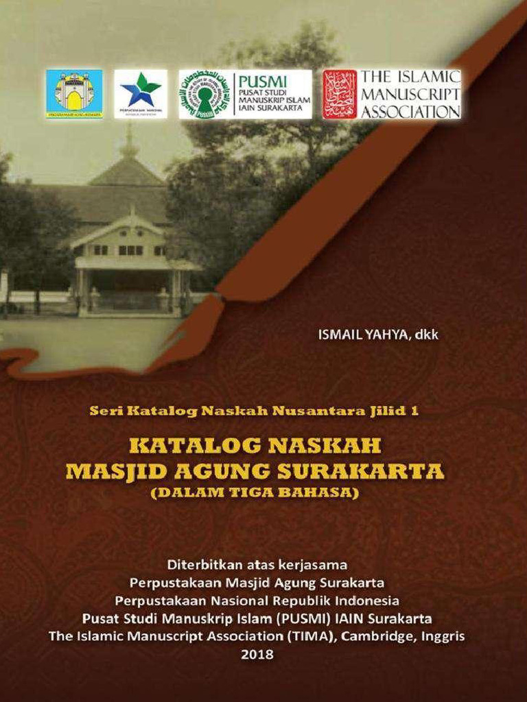 Mohammad Abdul Kholiq Hasan - Ismail Yahya Dkk. - Katalog Naskah Masjid Agung Surakarta Dalam ...