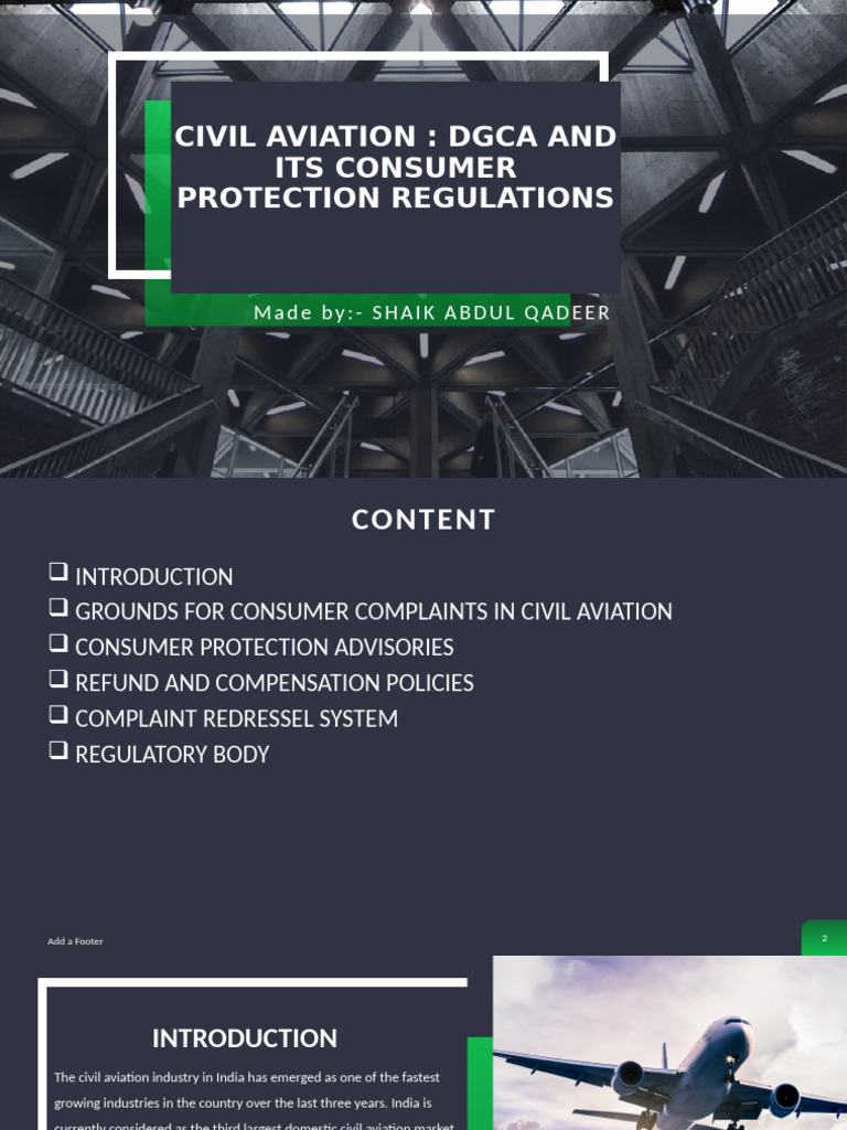 DGCA: Consumer Protection in Aviation | PDF | Aviation | Airlines