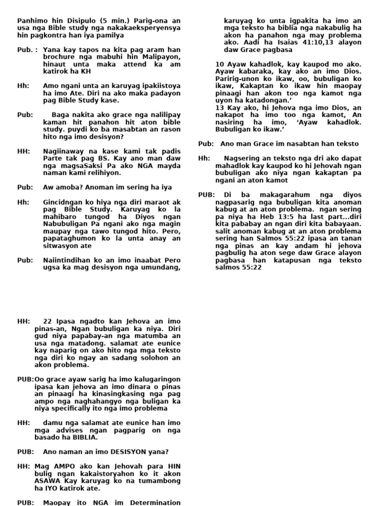 Panhimo Hin Disipulo | PDF