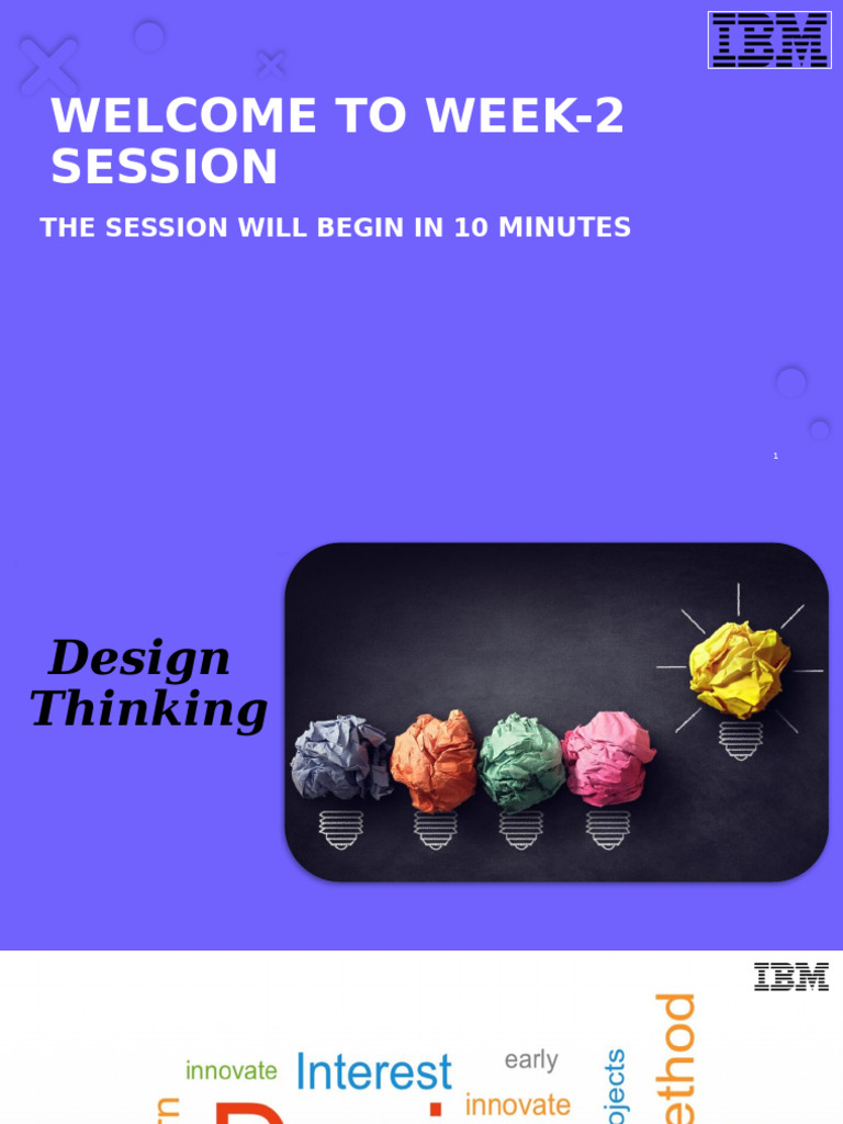 Week 2-Design Thinking | PDF | Design Thinking | Brand