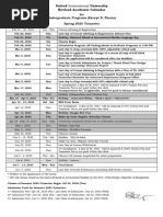 NSU Fall 2025 Academic Calendar | PDF