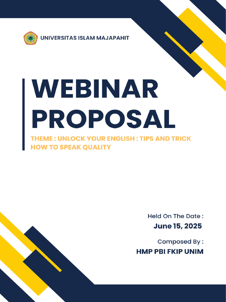 Proposal Webinar 2025 | PDF