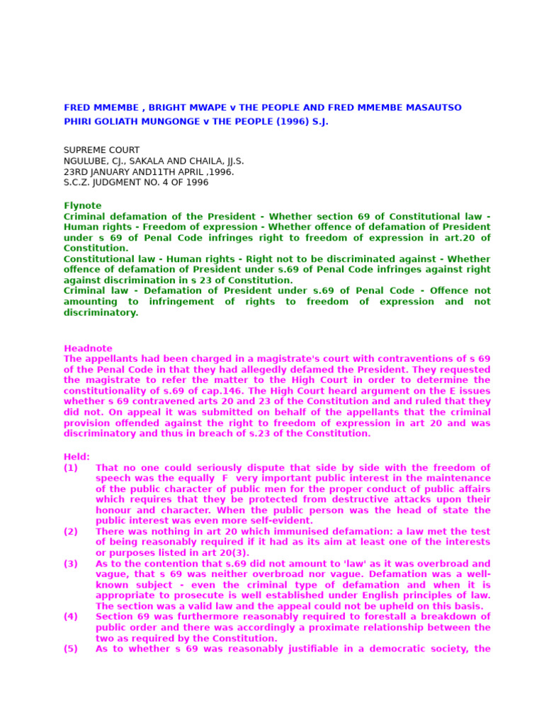 Mmembe Another V People Fred Mmembe Masautso Phiri Goliath Mungonge V ...