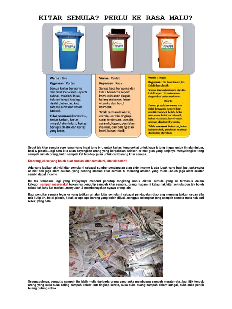 Kitar Semula | PDF